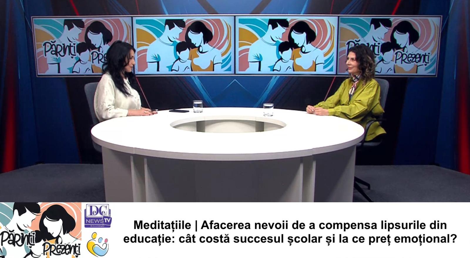 Meditațiile | Cât costă succesul școlar și la ce preț emoțional? Ana ...