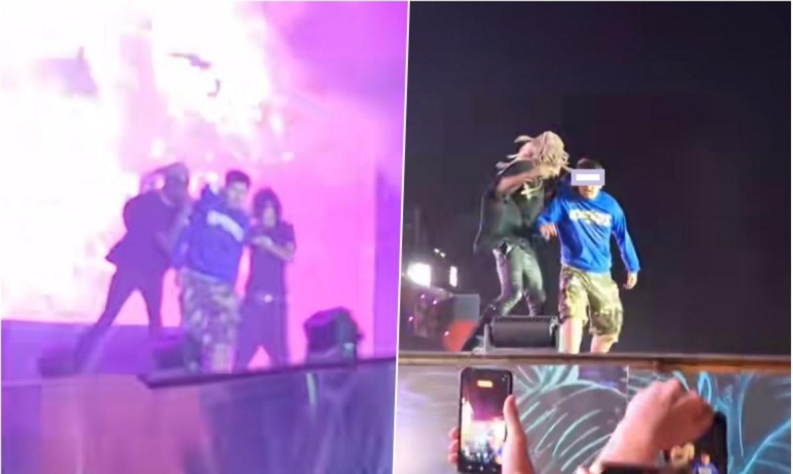 Rapperul care a încurajat un adolescent să sară de pe scenă la Beach ...